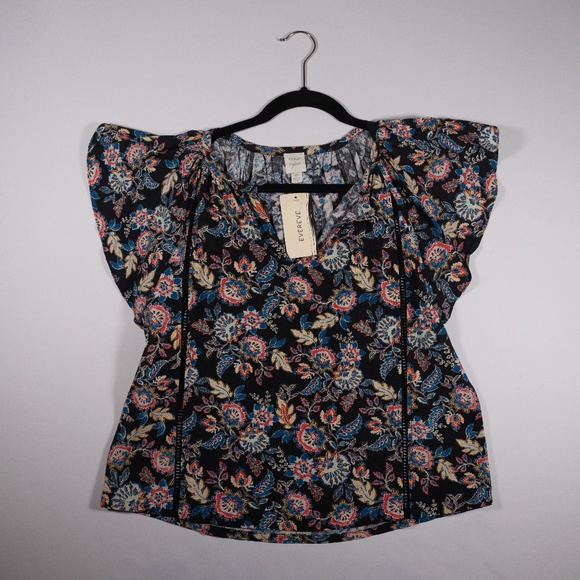 Roan +Ryan | Tops | New Roan Ryan Fiona Paisley Coral Blue Multicolor ...